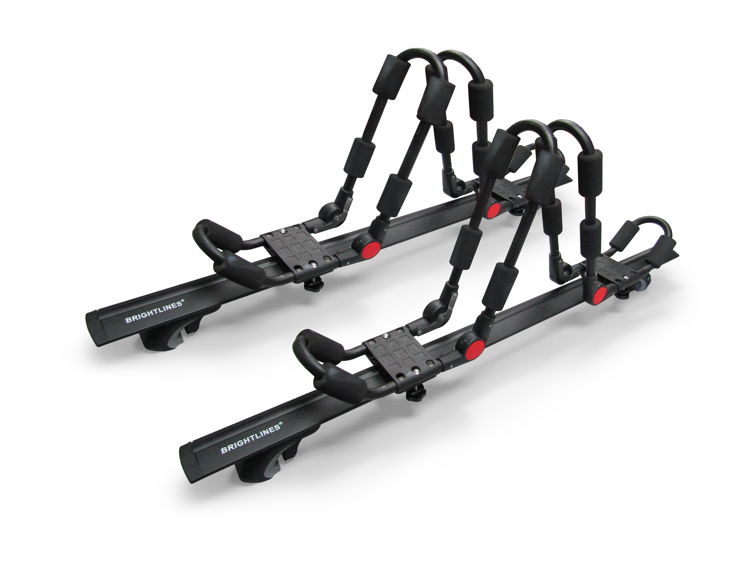 BRIGHTLINES 54" All Black Lockable Universal Cross Bars Roof Racks ...