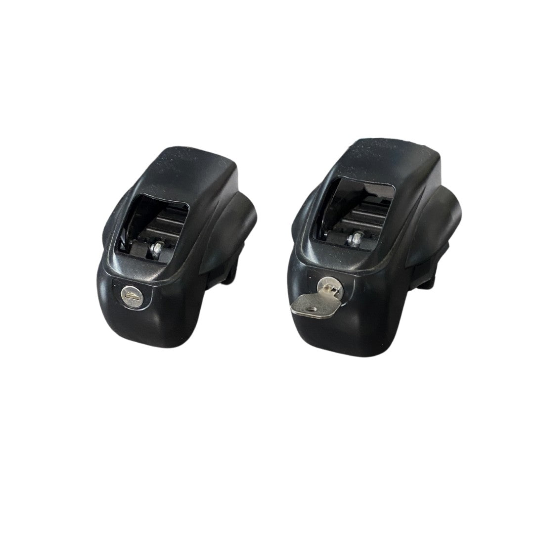 BRIGHTLINES Lockable Steel Roof Rack Crossbars Universal Locking Mount ...