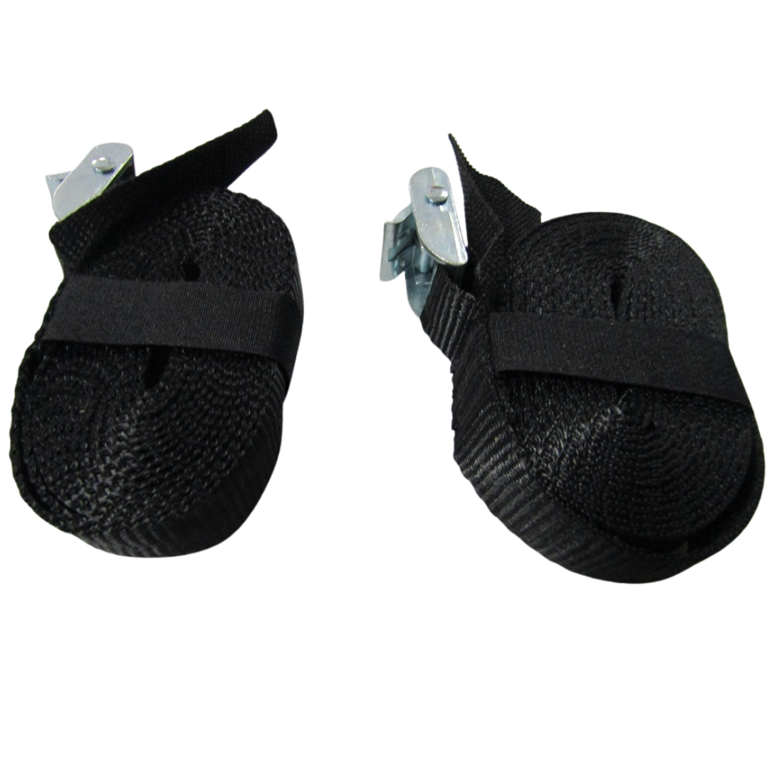 2-Pack 12.5 FT Multi-Use Adjustable Lashing Straps - Heavy Duty Tie Do ...
